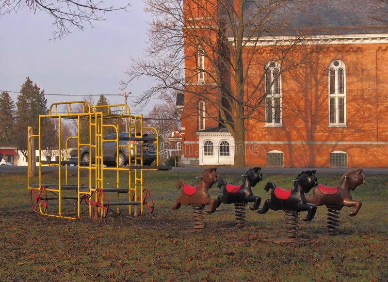 Old Fashioned Playground Picture. Image: 114298513
