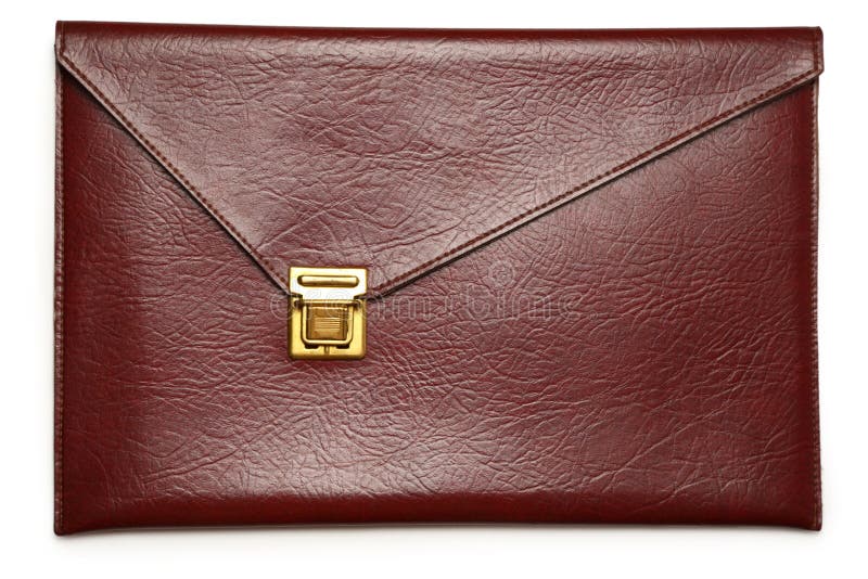 Old-fashioned portfolio stock photo. Image of case, leather - 35002294