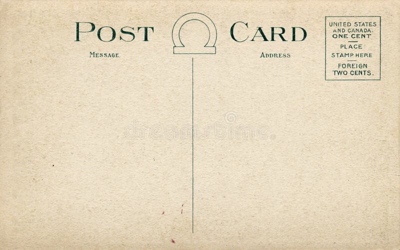 Old Fashioned Postcard stock photo. Image of fashioned - 51507418