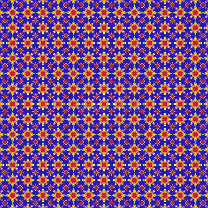 Old-fashioned and Retro Fabric Patterns Stock Illustration ...