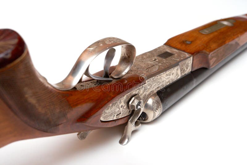 Old-fashioned rifle stock photo. Image of barrelled, ancient - 12277244