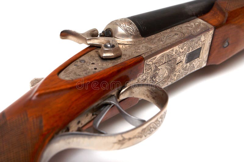 Old-fashioned rifle stock photo. Image of classic, hammer - 9408160
