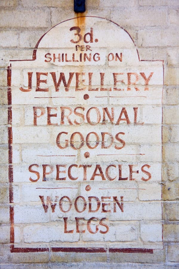 Old Fashioned Sign For A Pawnbroker Picture. Image: 9939943