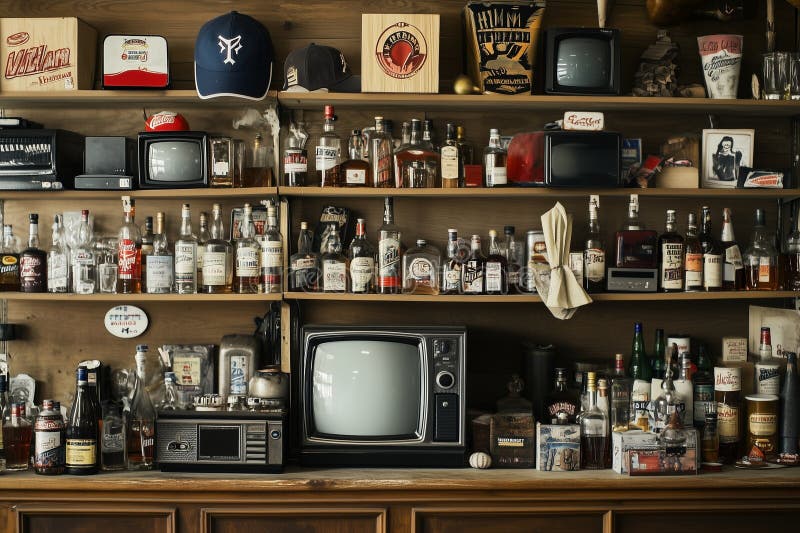 An Old-fashioned, Small Town General Store Interior with Shelves Filled ...