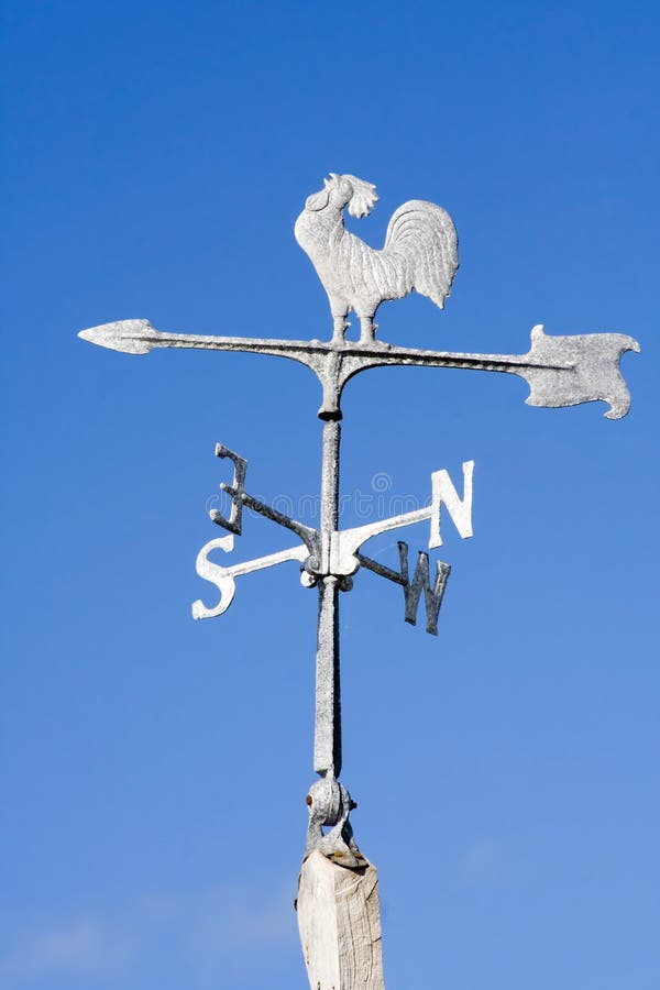 Old Fashioned Steel Weather Vane Stock Image - Image of weathervane ...