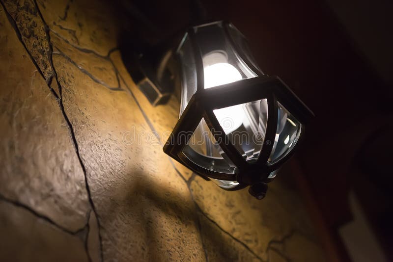 Old fashioned street light stock image. Image of iron - 88777349