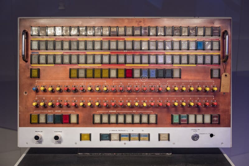 Old Fashioned Switch Board. Stock Image - Image of electronic ...