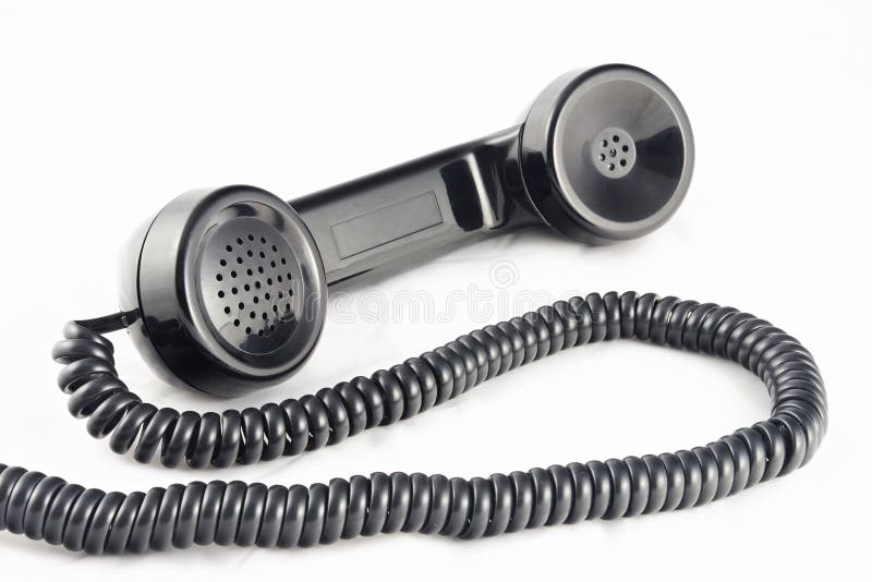 Old Fashioned Telephone Handset Stock Image - Image of communication ...