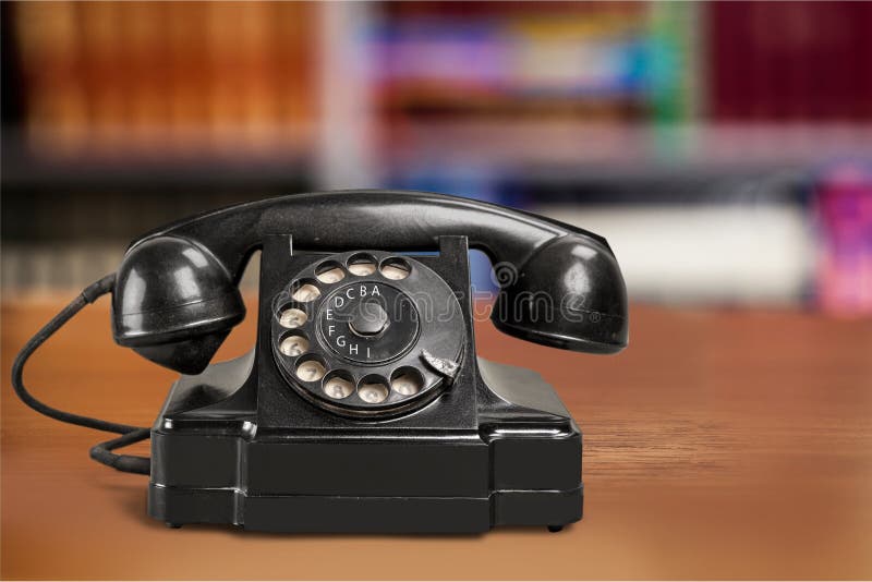 Old-fashioned Telephone stock photo. Image of rotary - 59851622