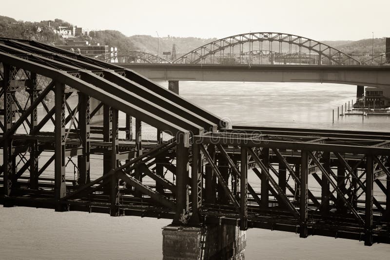 Old-fashioned train bridge stock photo. Image of steel - 765296