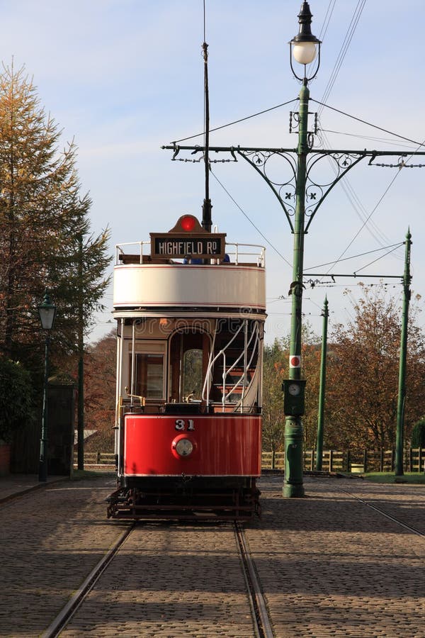 Old Fashioned Tram stock image. Image of museum, running - 3852103