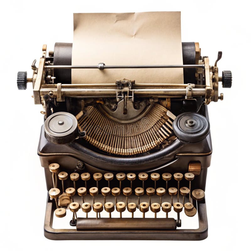 Classic Typewriter stock illustration. Illustration of nostalgia ...