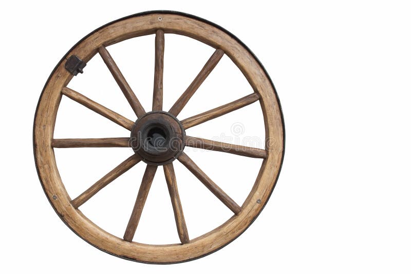Old fashioned wheel stock photo. Image of single, fashioned - 5206850