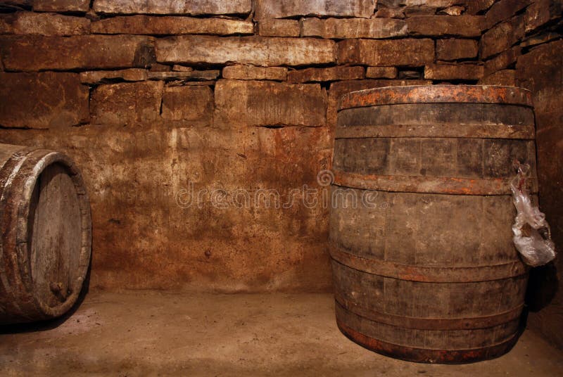 Old Fashioned Wine Cellar stock photo. Image of basement - 11785264