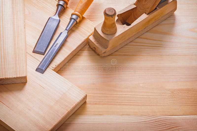Old Fashioned Woodworkers Plane Carpentry Chisel Stock Photo - Image of ...