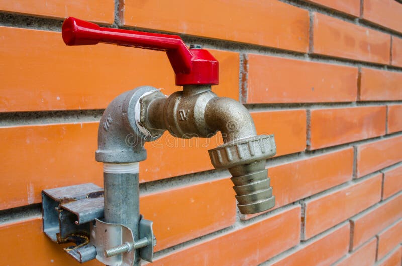 Old faucet stock image. Image of stream, copper, liquid - 25159841