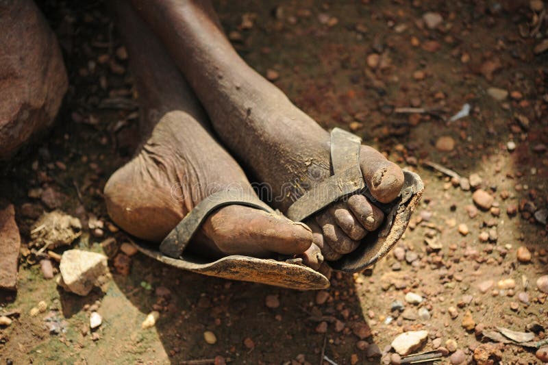 Old feet stock photo. Image of mali, people, plant, earth - 56937714