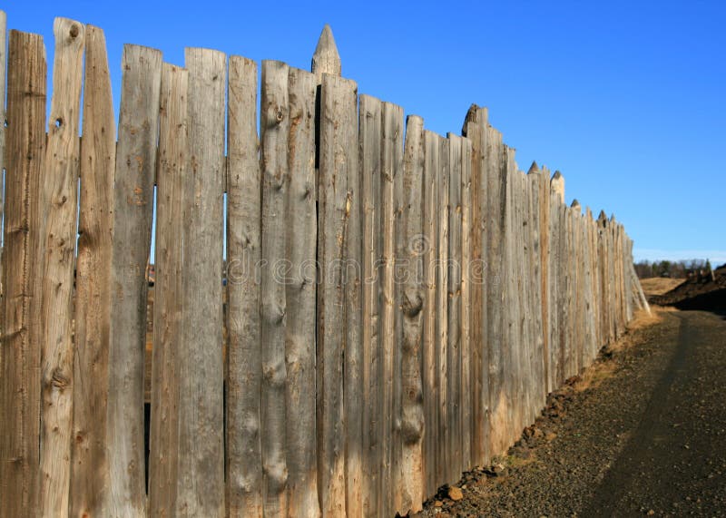 Old fence stock photo. Image of wooden, road, weathered - 3506784