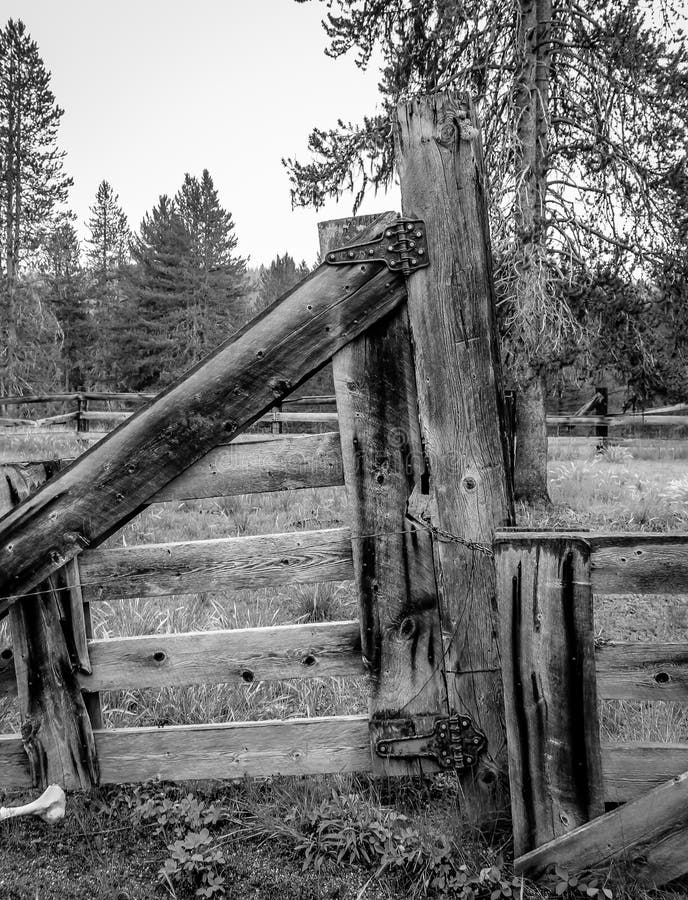 Old Fence Post stock photo. Image of history, ghost - 162687340