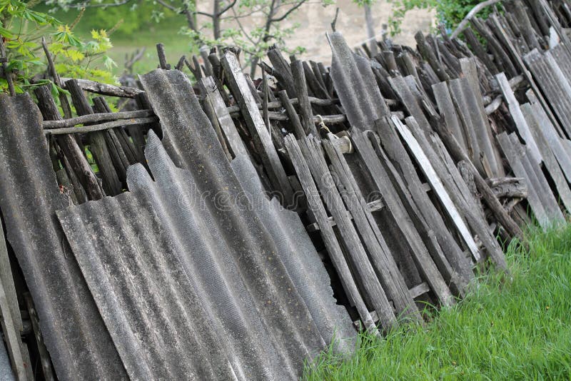 Old fence stock photo. Image of wood, countryside, slate - 54480108