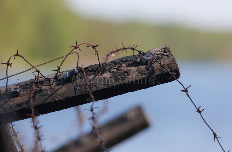 Old fencing stock image. Image of closeup, metal, color - 26642305