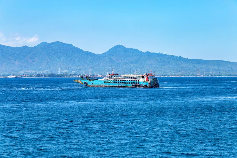 Old Ferries in the Sea, Island Java, Bali, Indonesia, Southeast Asia ...