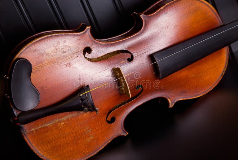 Old fiddle with one string stock photo. Image of music - 5648216