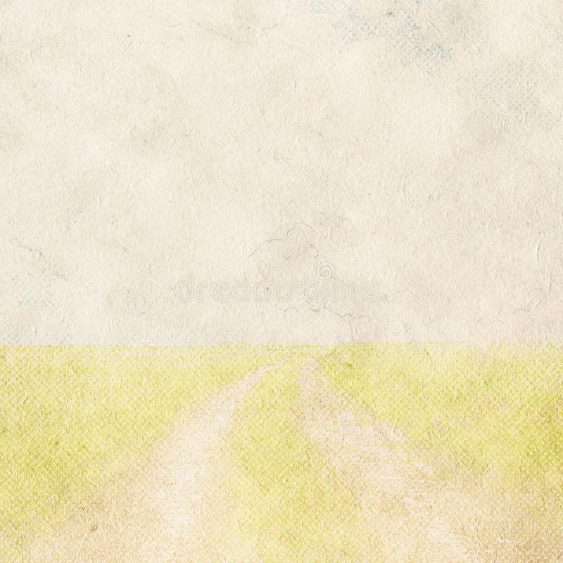 Old Fields, Retro Background Stock Illustration - Illustration of ...