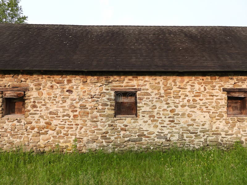 Old Fieldstone and Timber One Story Structure in NYS FingerLakes Region ...