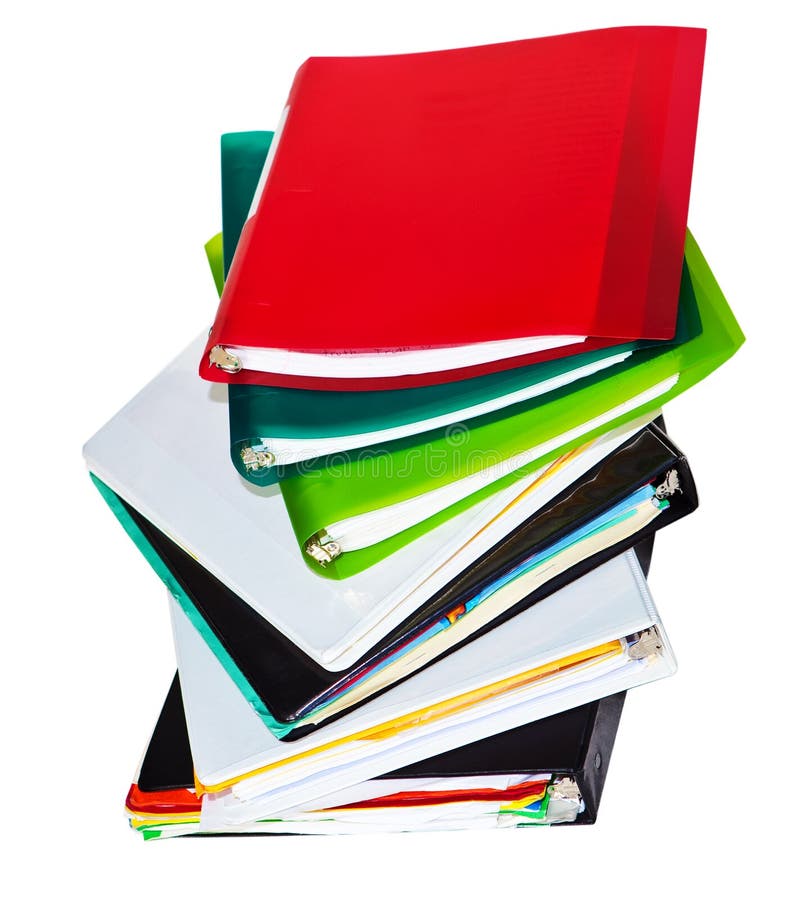 Old files stack stock image. Image of colorful, correspondence - 12345111