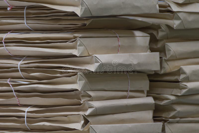 Old Files in Envelope Paper Stacking Stock Photo - Image of close ...