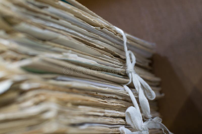 Old files in old folder stock image. Image of cabinet - 78491889