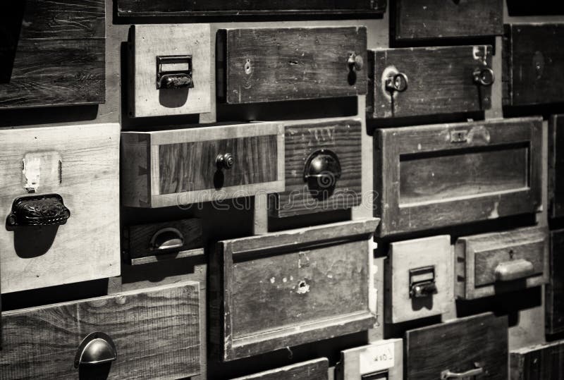 Old filing cabinet stock photo. Image of archives, file - 60807582