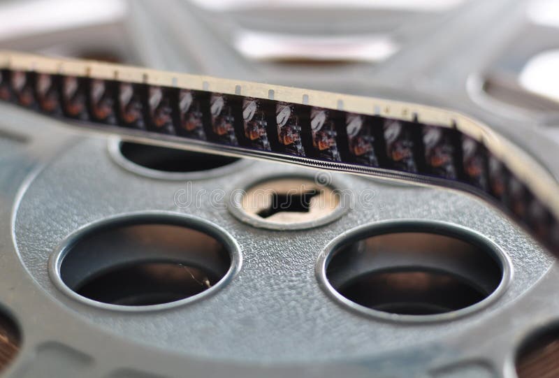 Old Film Projector with Dramatic Lighting Stock Photo - Image of ...