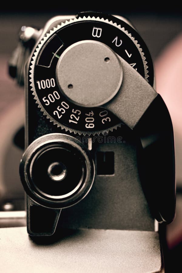 Old Film Camera Detail Trigger Shutter Speed Control Stock Photos ...