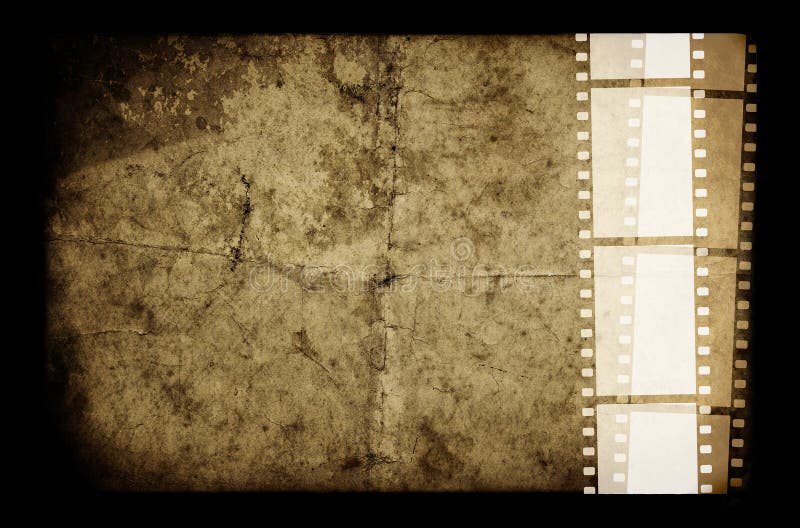 Grunge Film Frame stock photo. Image of grange, clip, roll - 3989264