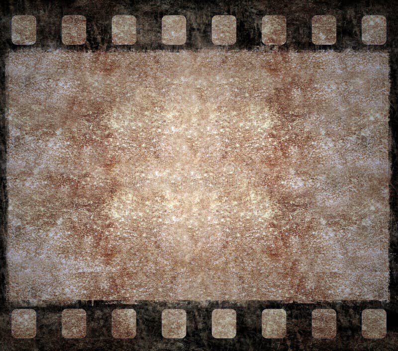 Old Film Negative Frame - Grunge Background Stock Illustration ...