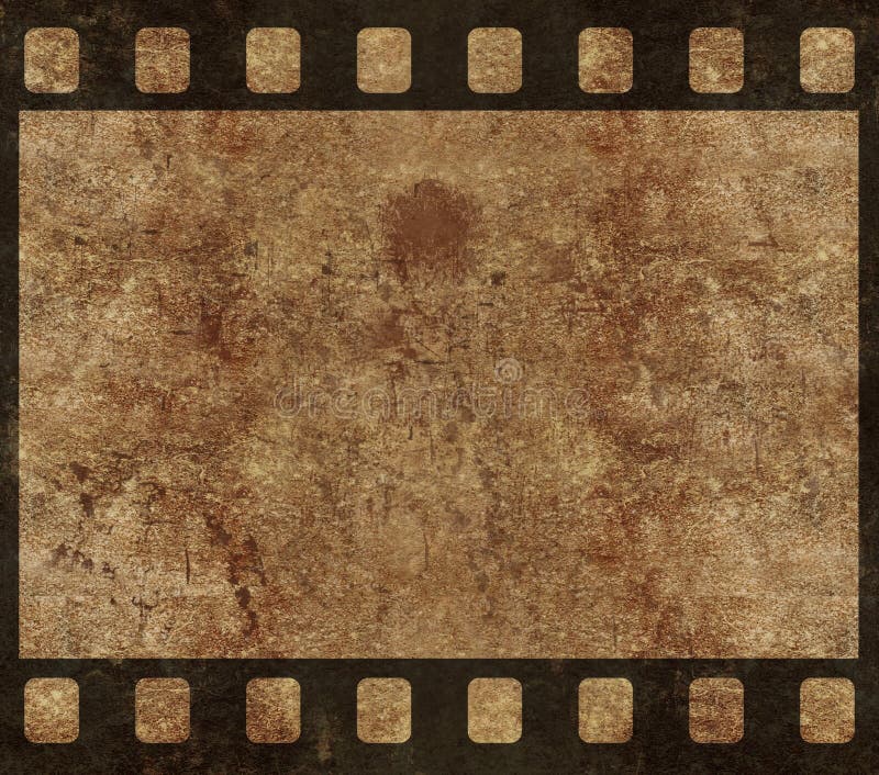 Old Film Negative Frame - Grunge Background Stock Illustration ...