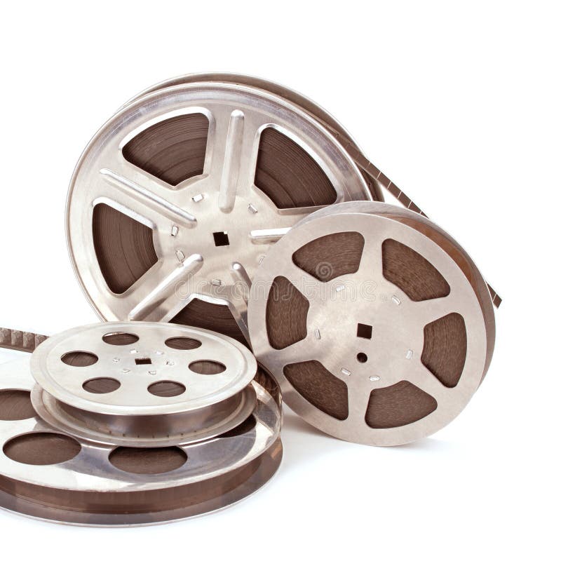Old Film Reel with Strip , Photographic Film, Audio Recordings and ...