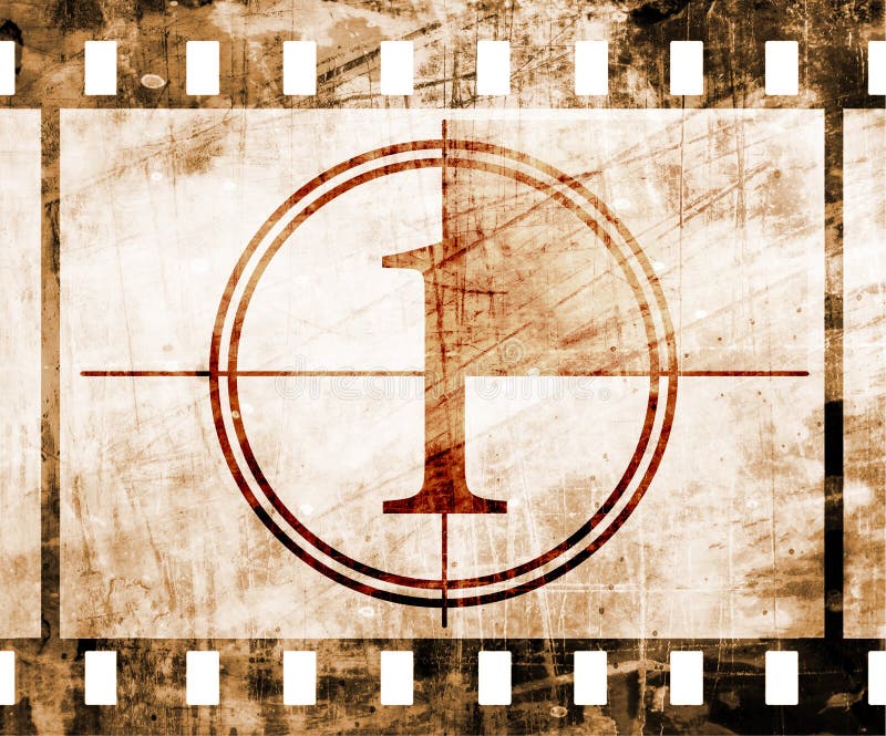 Old film strip stock illustration. Illustration of movie - 14761731