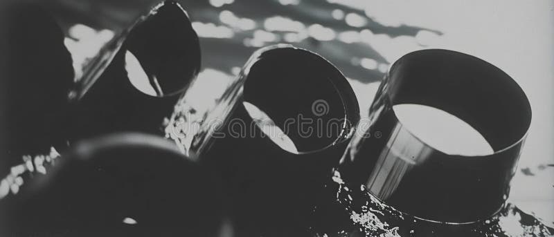 Old Film Surface with Uneven Development Marks Revealing Historical ...