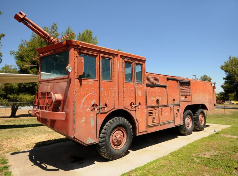 Old fire engine stock image. Image of fore, faded, rusty - 14983269