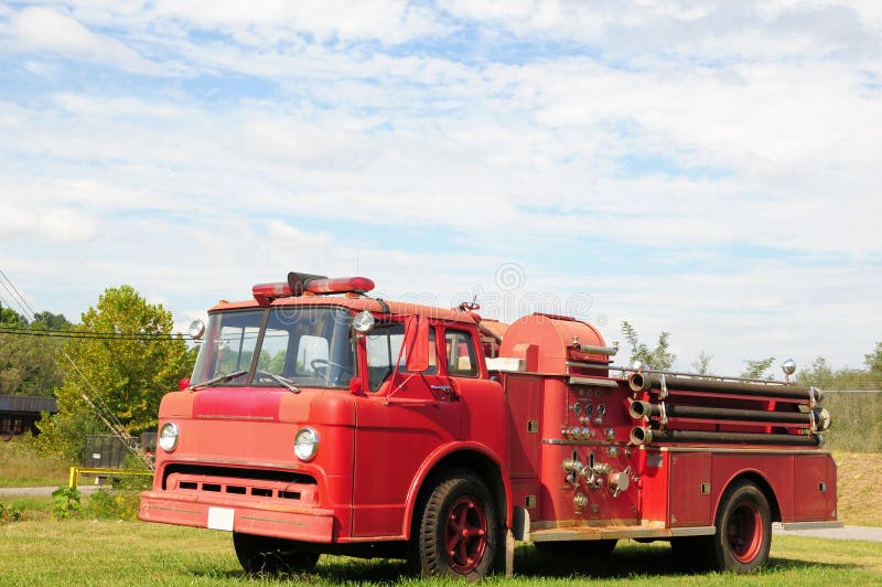 Antique Firetruck Bell stock image. Image of engine, vintage - 31355307