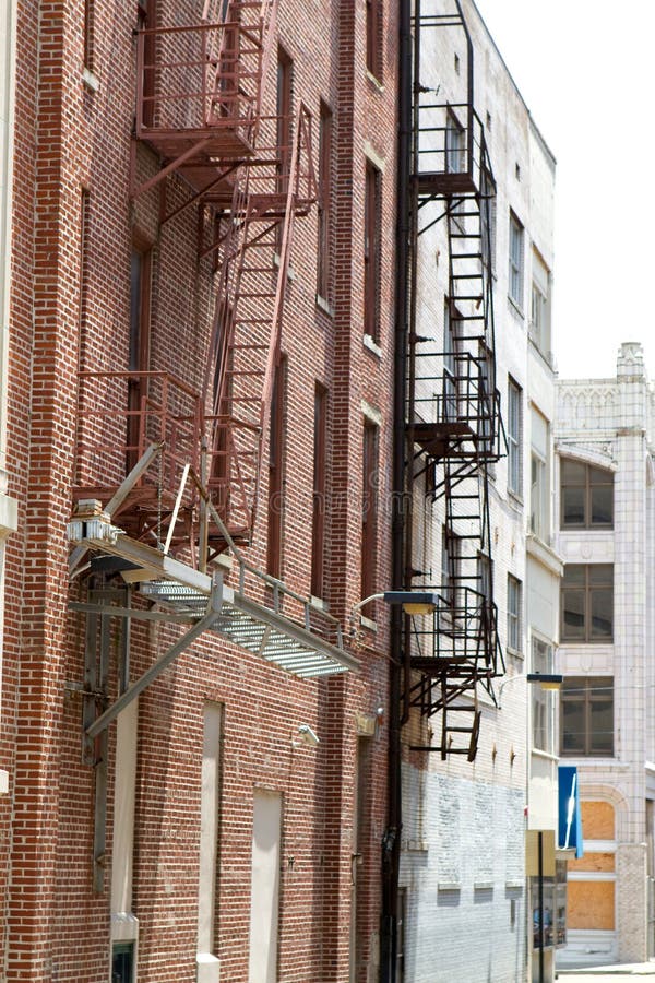 Fire Escapes stock image. Image of escape, estate, growth - 9403893