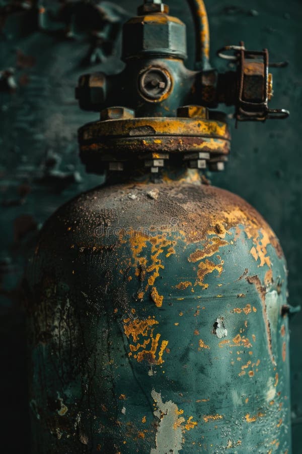 An Old Fire Hydrant Covered in Rust. Suitable for Industrial Concepts ...