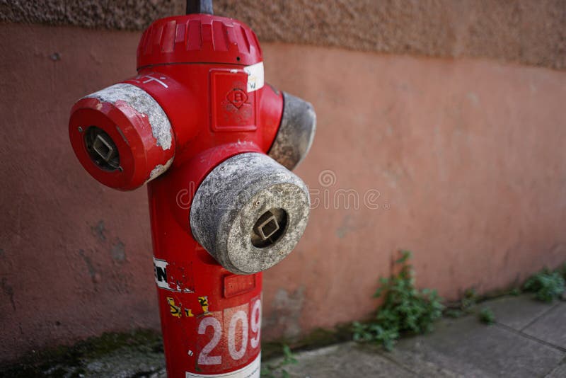 Old Fire Hydrant, Fire Host Stock Photo - Image of security, green ...