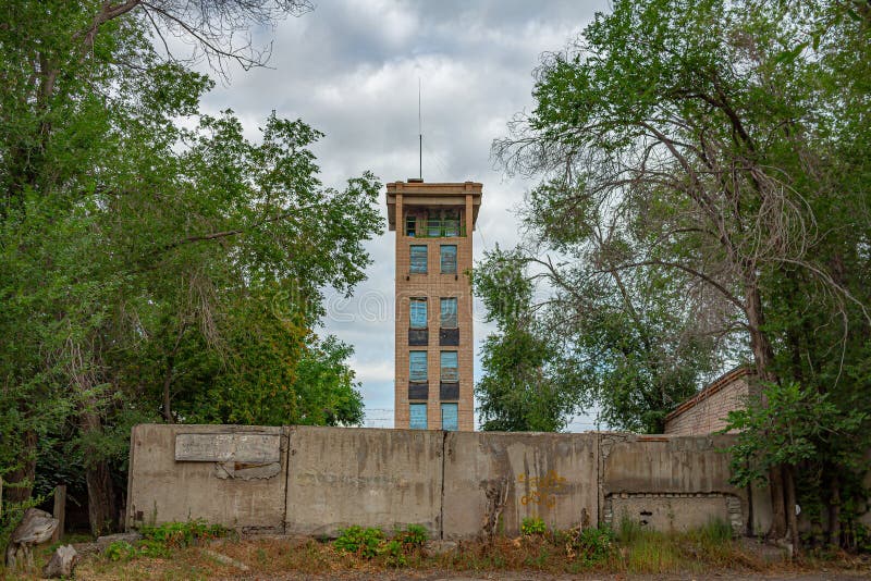 An Old Fire Tower in the Center of a Town Stock Photo - Image of ...