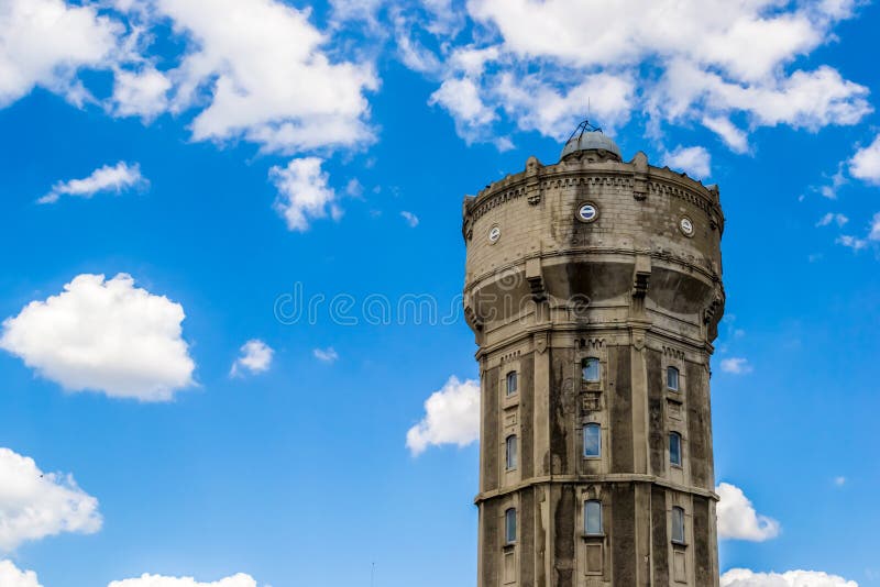 Old Fire Tower stock photo. Image of summer, bucuresti - 123551858