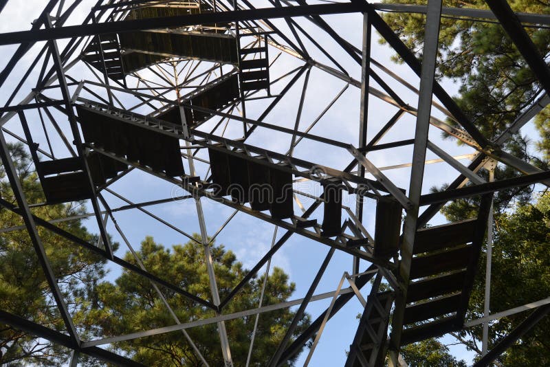 Old fire tower stairs stock photo. Image of stairs, antique - 188089366