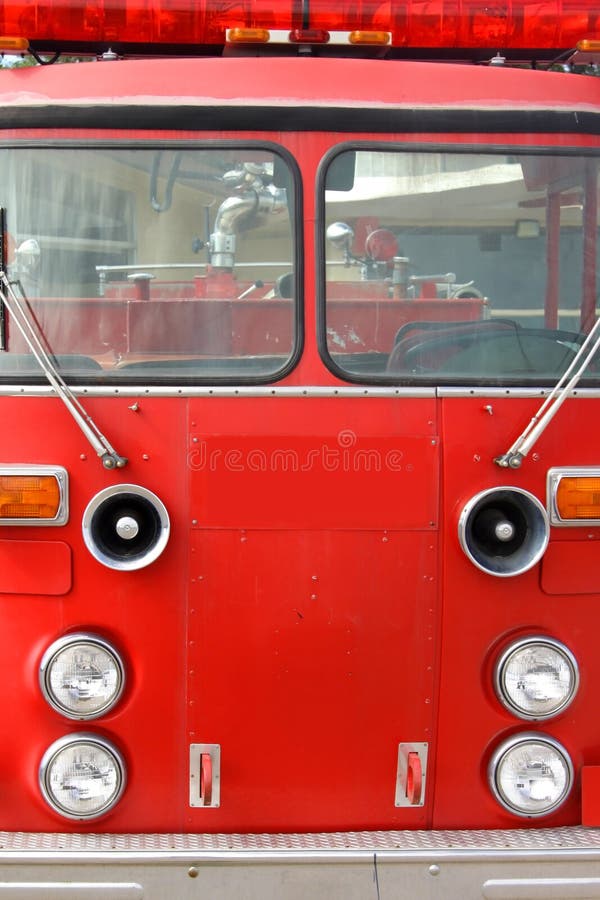 Old fire truck stock image. Image of angle, protection - 13376369